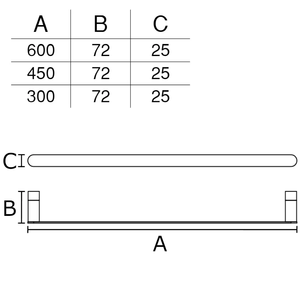 Porta Toalha Solano Gold Italy Line | Porta Toalha Solano Gold Italy Line